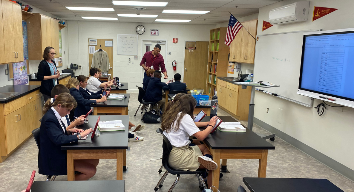 A Latin Teacher Visits The Science Classroom